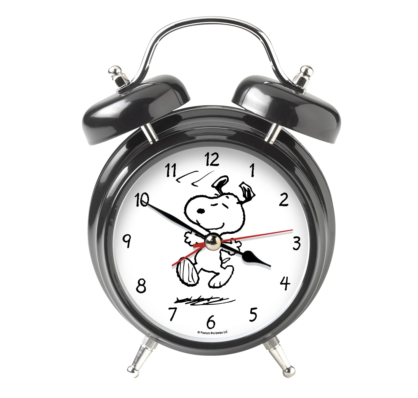 Mark Feldstein The Original Snoopy Peanuts Wacky Waker Bedside Alarm Sound Clock 7x5
