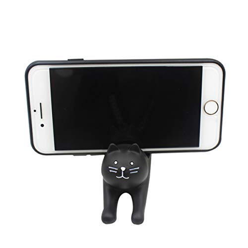 Bolley Joss Desk Cell Phone Holder Stand Cute Stretching Cat Kitty for Office Free You Hands Home Ornament