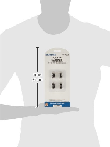 Bachmann Trains E-Z RIDERS™ with BALL-BEARING ROLLERS - 4/pk - For Use with HO or On30 Scale