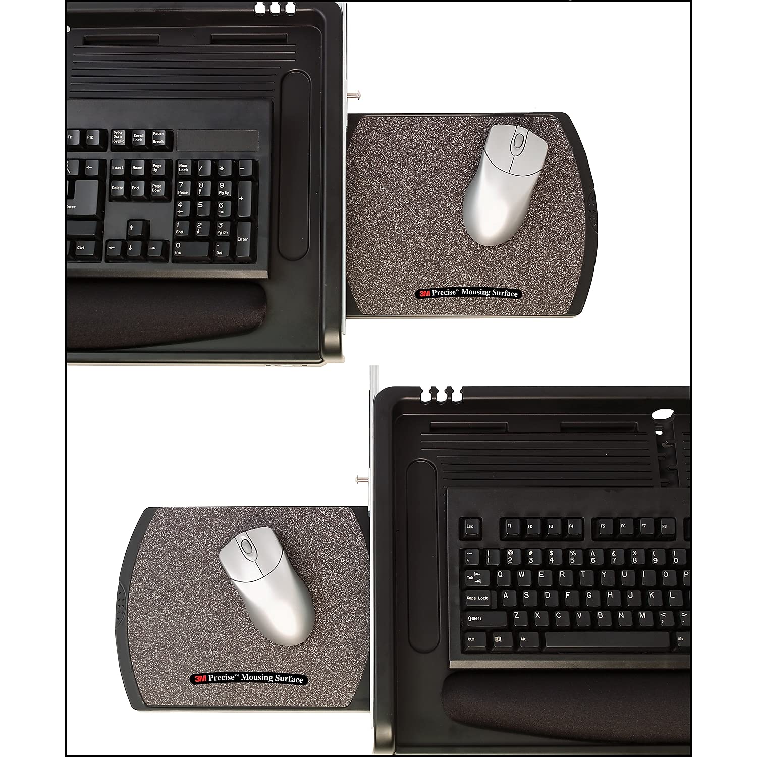 3M KD45 Underdesk Keyboard Drawer,Gel Rest,16-1/2-Inch L,21-Inch 12-3/4-Inch,BK