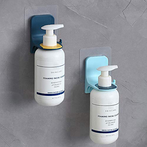 MNTT Shampoo Bottle Shelf,Rustproof Wall Mounted Organizer Hanger Bottle Holder Shower Shower Gel Rack Shampoo Hook Bathroom Accessories(White)
