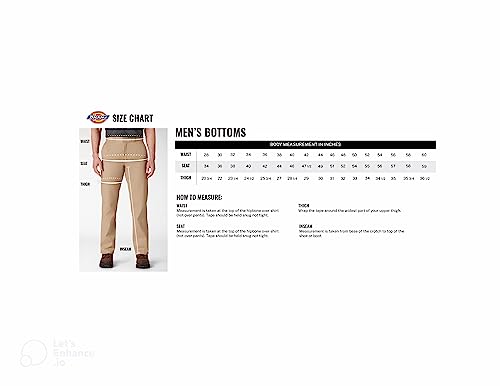 Dickies mens Original 874 Work Utility Pants, Black, 32W x 31L US