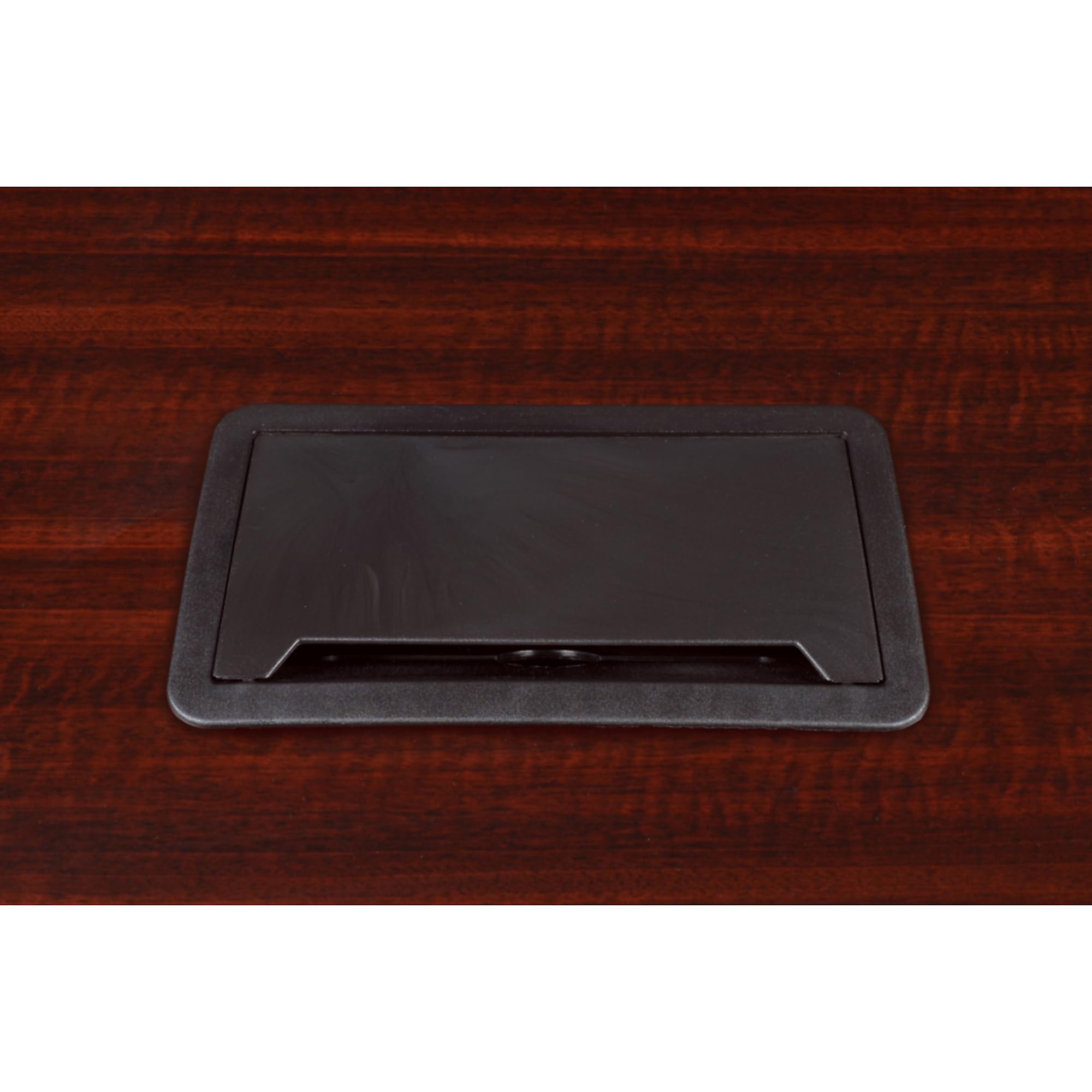 Regency with with 2 Power Data Grommets Legacy Modular Racetrack Conference Table, 192-inch, Mahogany