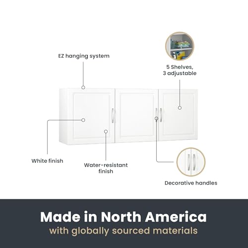 SystemBuild Kendall 54" Wall Cabinet in White