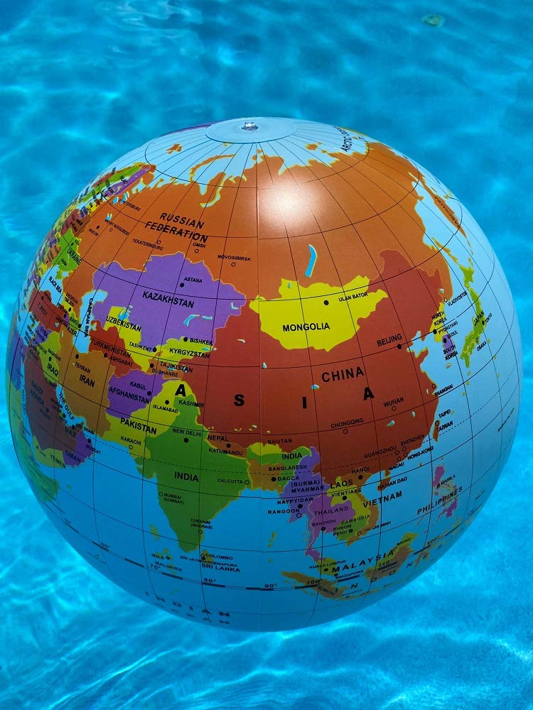 Inflatable World Globe 20"