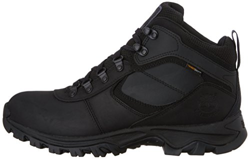 Timberland Men's Anti-Fatigue Hiking Waterproof Leather Mt. Maddsen Sneaker, Black, 11