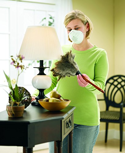 3M Home Dust Mask, Helps Provide Relief From Allergens, Pet Dander, And Other Non Harmful Airborne Particles, 5-Pack (8661PC1-A)