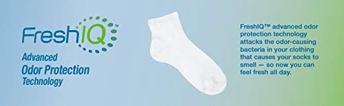 Hanes mens 6-pack Cushion crew socks, White, 6 12 US