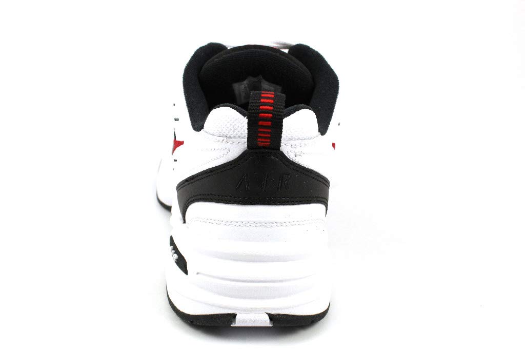 Nike Air Monarch IV Training Shoe (4E) - White/Black/Varsity Red, Size 9.5 US