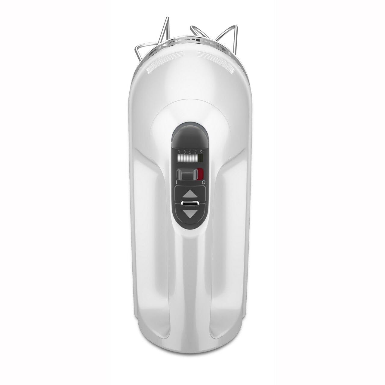 KitchenAid 9-Speed Digital Hand Mixer with Turbo Beater II Accessories and Pro Whisk - White