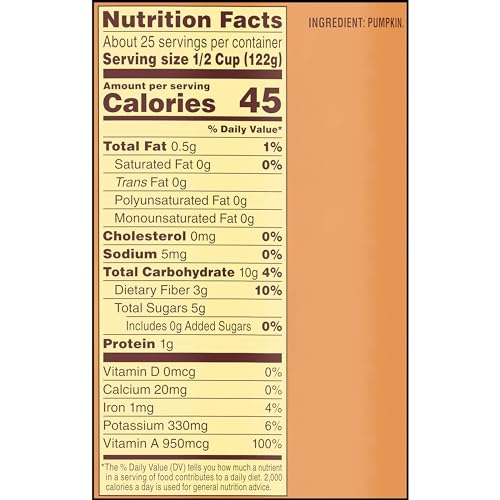 Libby's Pumpkin Pie, Thanksgiving and Holiday Desserts, Pumpkin Pie Filling, 100% Pure Pumpkin, Bulk, 6 lb 10 oz Can