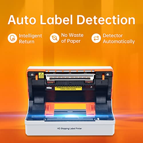 K COMER Thermal Label Printer 4x6 Shipping Label Printer for Small Business & Shipping Package 203dpi 150mm/s for Amazon, Ebay, Shopify, Etsy, UPS, USPS, FedEx, DHL