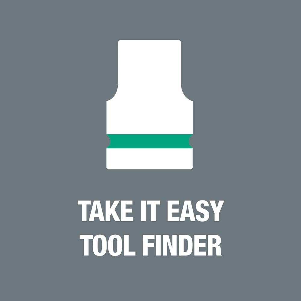 Wera - 5003629001 Zyklop 8790 HMC 1/2" Socket, Hex head 15/16" x Length 37mm
