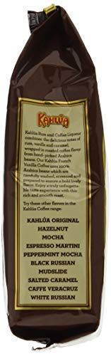 White Coffee Kahlua French Vanilla Gourmet Ground Coffee, 12-Ounce Bags (Pack of 2)