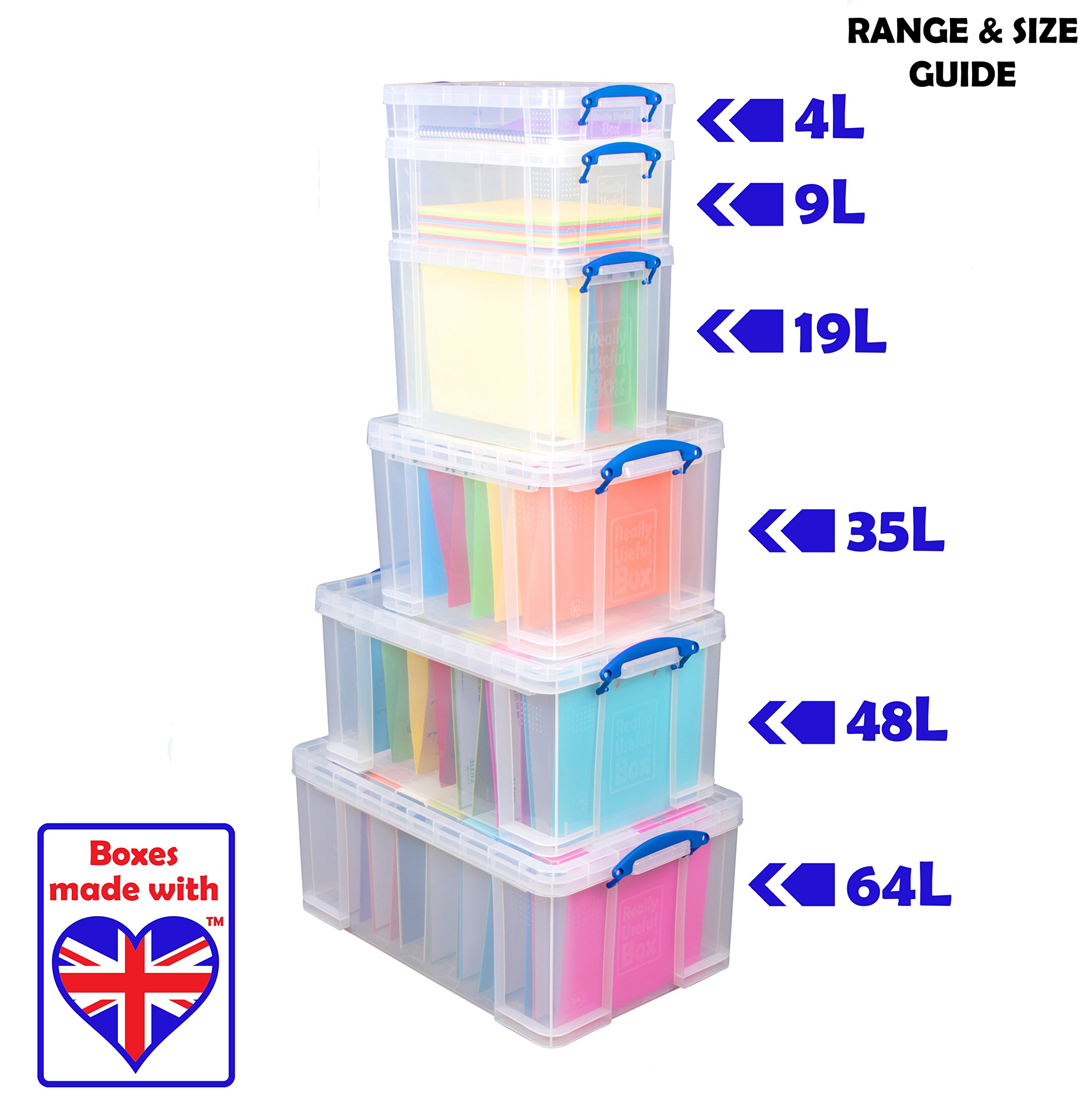 Really Useful Box 64 Litre General Storage - Clear