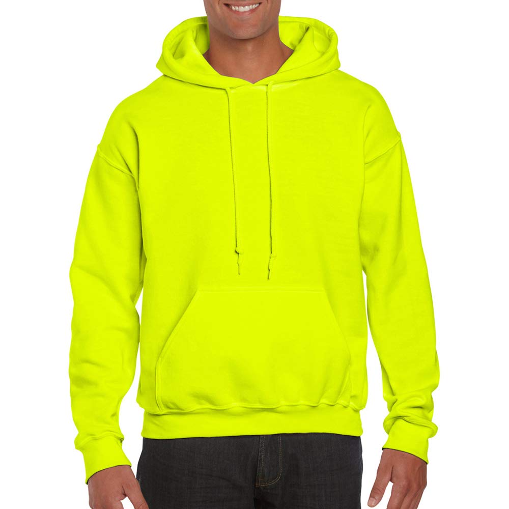 Heavy Blend 8 oz. 50/50 Hood (G185) Safety Green, XL