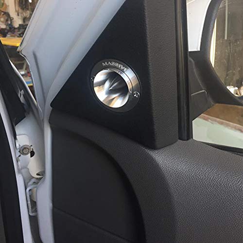 Massive Audio CT4-1 Inch / 25.5mm, 120 Watts Max, 30 Watts RMS. 100dB, 4 Ohm, Neodymium Tweeter - Super Bullet Tweeter Speaker for Cars (Sold Individually)