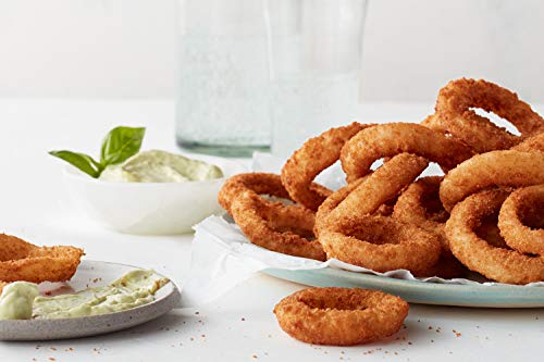 Alexia Crispy Onion Rings with Panko Breading and Sea Salt, Non-GMO Ingredients, 11 oz (Frozen)