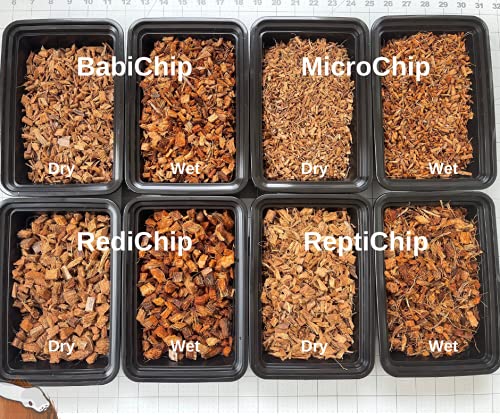 Microchip Coconut Substrate 12 Quart for Reptiles and Inverts Loose Fine Coco Husk Chip Mix Frog, Tarantula, and Gecko Bedding for Terrarium Floor Cover