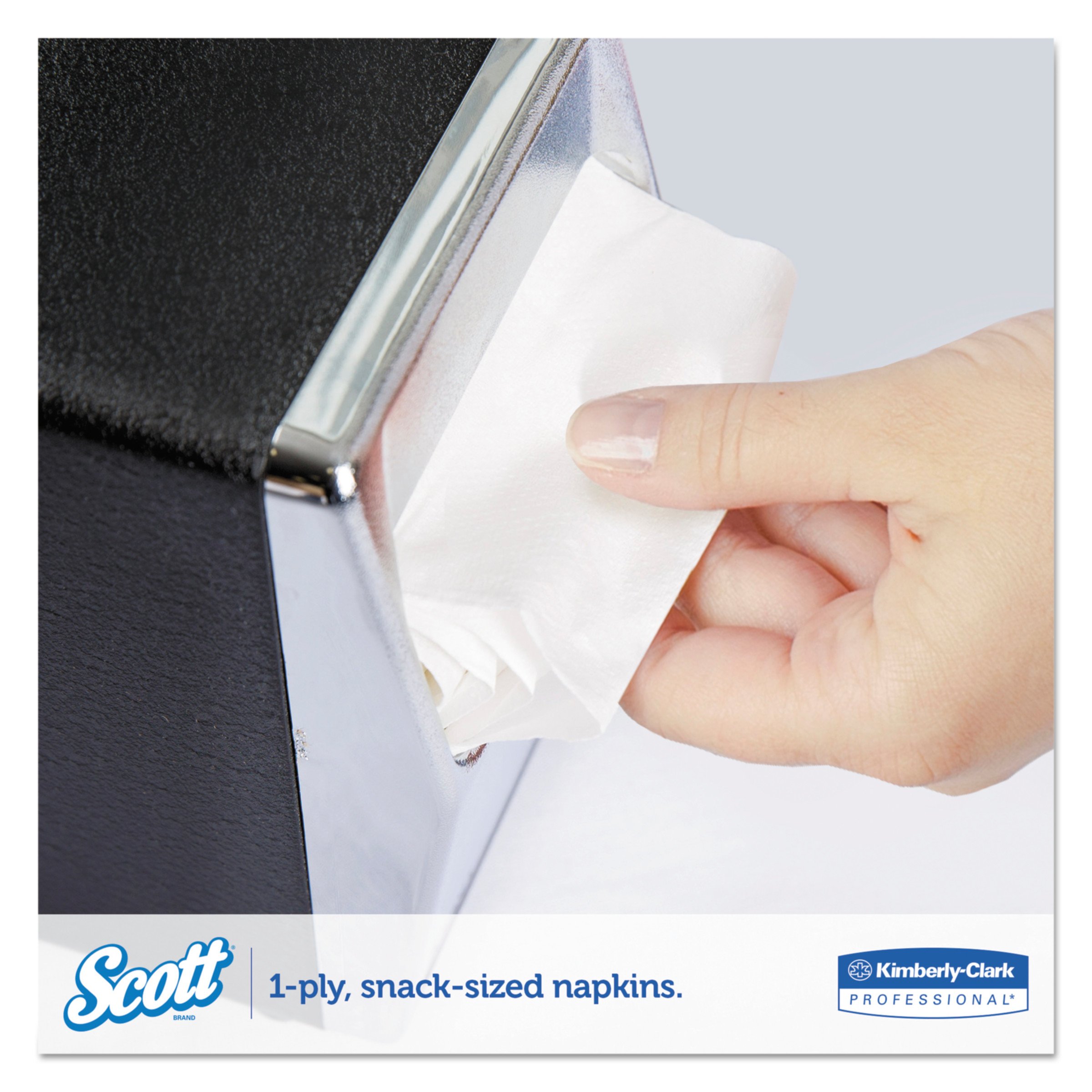 Scott Low Fold Paper Napkins (98720), Disposable, Snack-Sized, 1-Ply, 32 Packs of 250 Beverage Napkins (8,000 / Case)