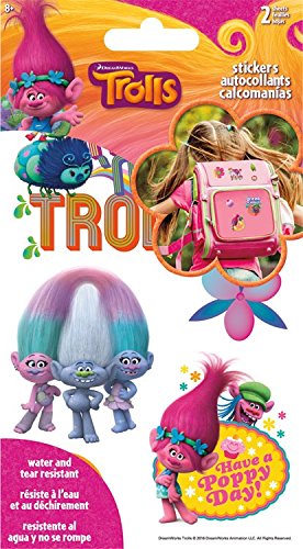 Dreamworks Trolls Lunch Box Bundle ~ Trolls Lunch Bag For Girls | Trolls School Supplies With Trolls Stickers And More! (Trolls Lunch Containers)