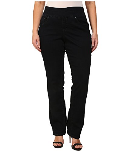 Jag Jeans Women's Plus Size Peri Pull On Straight Leg Jean, After Midnight, 14W