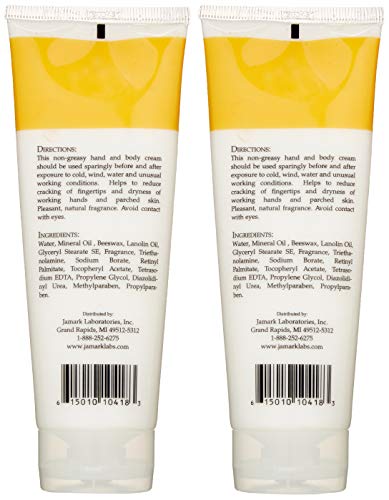Surgeon's Skin Secret Beeswax Moisturizing Cream 8oz. Tube (2 Pack) - Honey Almond