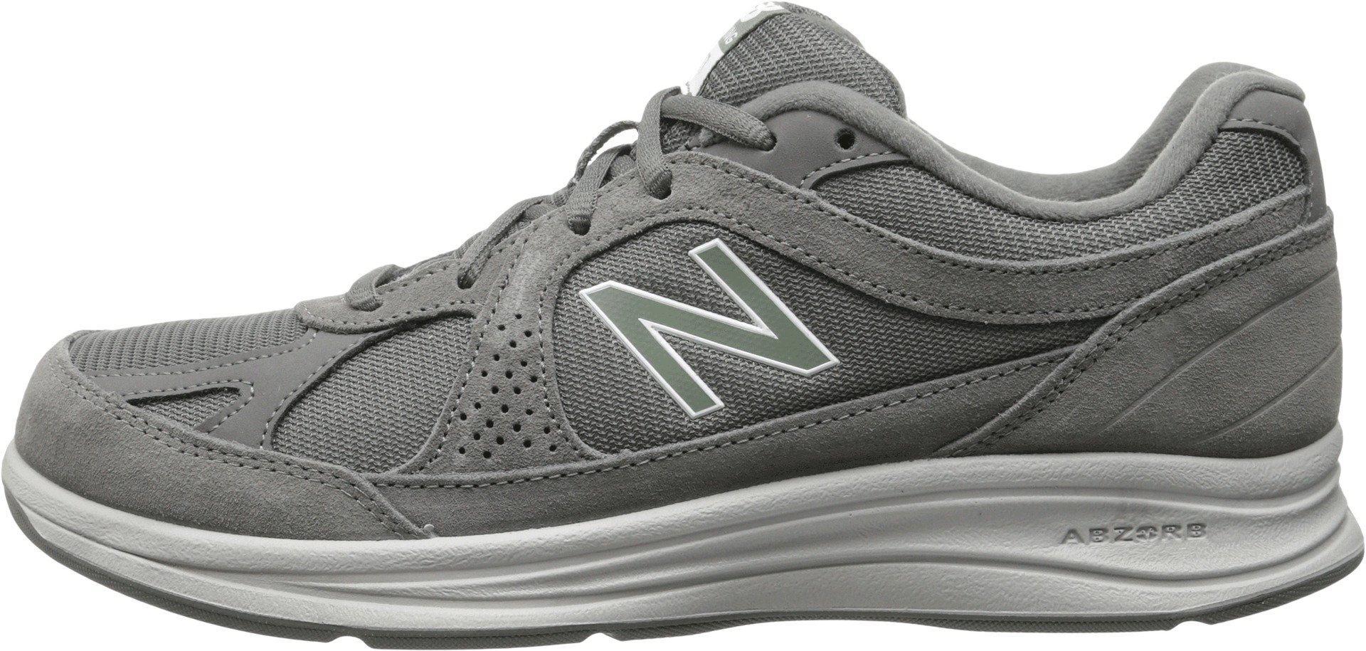 New Balance Men's 877 V1 Walking Shoe, Grey/Grey, 8.5 Wide