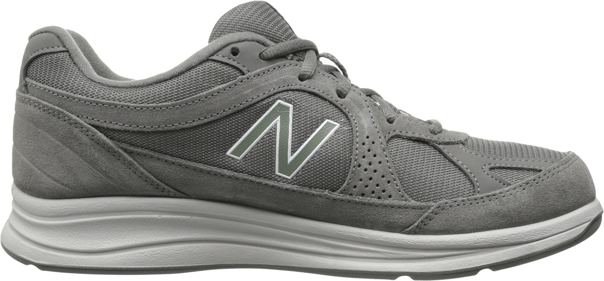 New Balance Men's 877 V1 Walking Shoe, Grey/Grey, 8.5 Wide
