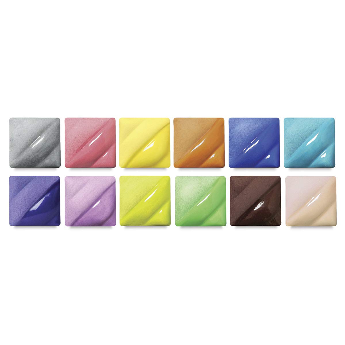 AMACO Liquid Underglaze Decorating Colors #812 Class Pack - 12 individual 2oz Jars