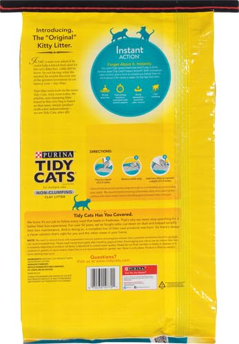 Purina Tidy Cats Non Clumping Cat Litter, 24/7 Performance Multi Cat Litter - 20 lb. Bag