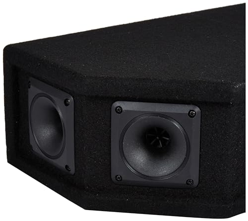 Pyle-Pro 6 Way DJ Speaker System, 300 Watt Peak Power, 150 RMS, Six 2.5 Inch Piezo Horn Tweeters, 8 Ohm Impedance, Full Range Audio Reproduction, Black Carpeted Finish