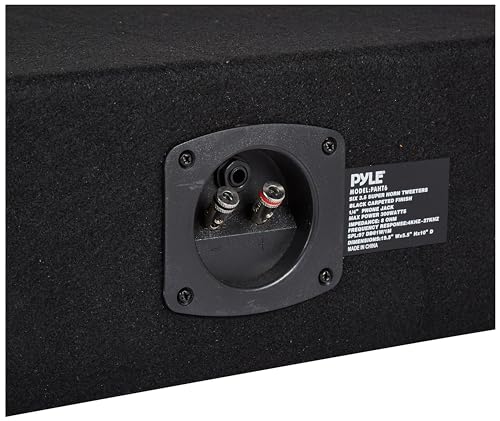 Pyle-Pro 6 Way DJ Speaker System, 300 Watt Peak Power, 150 RMS, Six 2.5 Inch Piezo Horn Tweeters, 8 Ohm Impedance, Full Range Audio Reproduction, Black Carpeted Finish