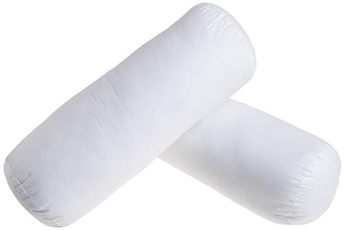 Newpoint Pillow Neck ROLL Pair, 2 Count (Pack of 1), White