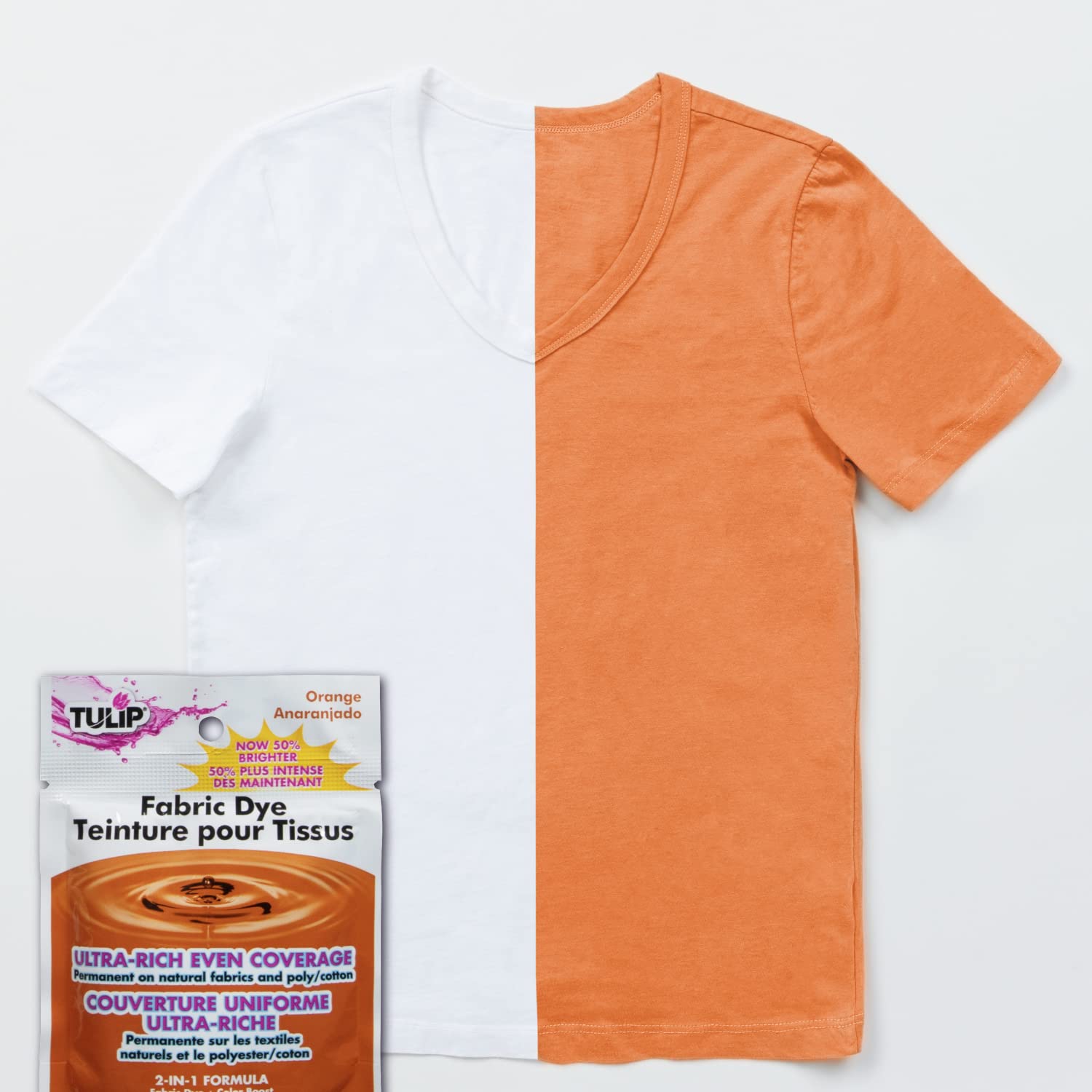 Tulip Permanent Fabric Dye Powder, Orange