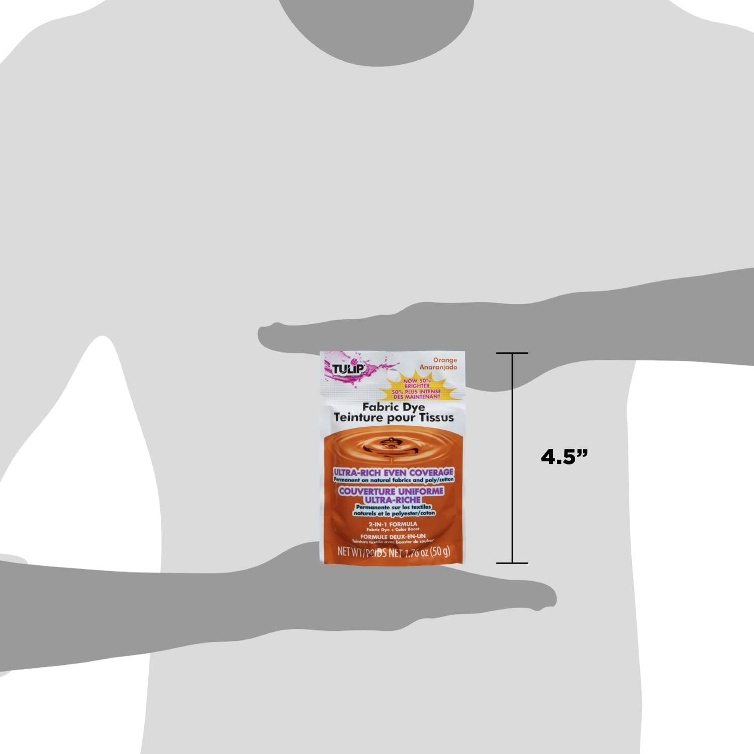 Tulip Permanent Fabric Dye Powder, Orange