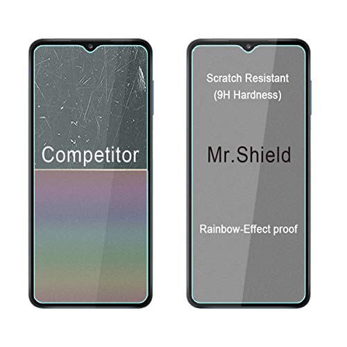 Mr.Shield [3-Pack] Designed For Samsung Galaxy A12 [Tempered Glass] [Japan Glass with 9H Hardness] Screen Protector with Lifetime Replacement