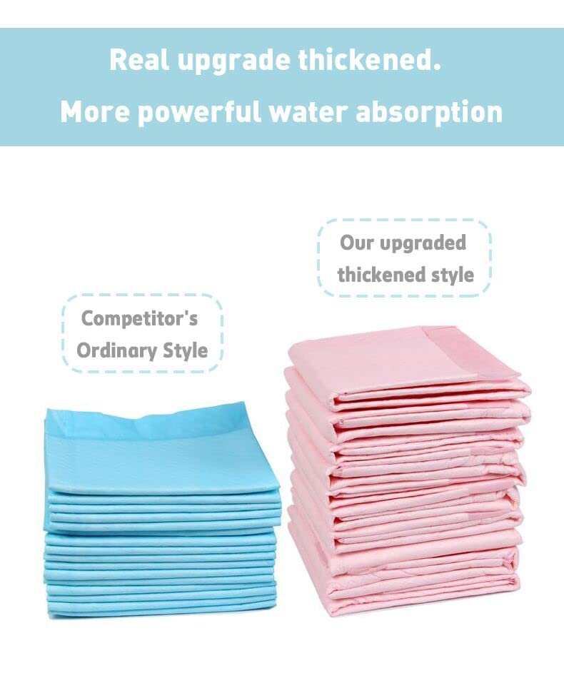 BinetGo Puppy Pads Disposable Puppy Training Pads 13" x 18" -100 Count Puppy Pads | Premium Puppy Potty Training Pads,Potty Pads Bed Pads, Underpads Ultra Absorbent Incontinence Pet Training Pads