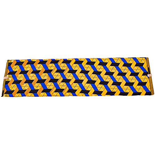 African Polyester Wax Prints Fabric Ankara Real Wax 6 Yards African Fabric for Party Dress FP6392