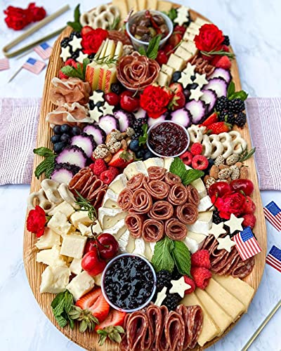 Charity Leaf Disposable Palm Leaf 22" x 12" Trays (10 pieces) Bamboo Like Serving Platters, Disposable Boards, Eco-Friendly Dinnerware For Weddings, Catering, Events