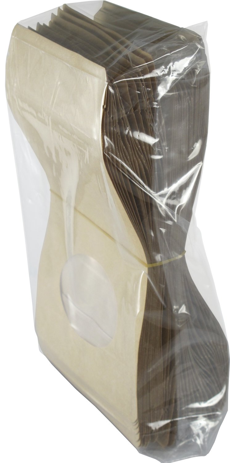 50 Natural Kraft Stand-up Zip Pouch with Window (Small (5 1/8"W x 8 1/8"H))