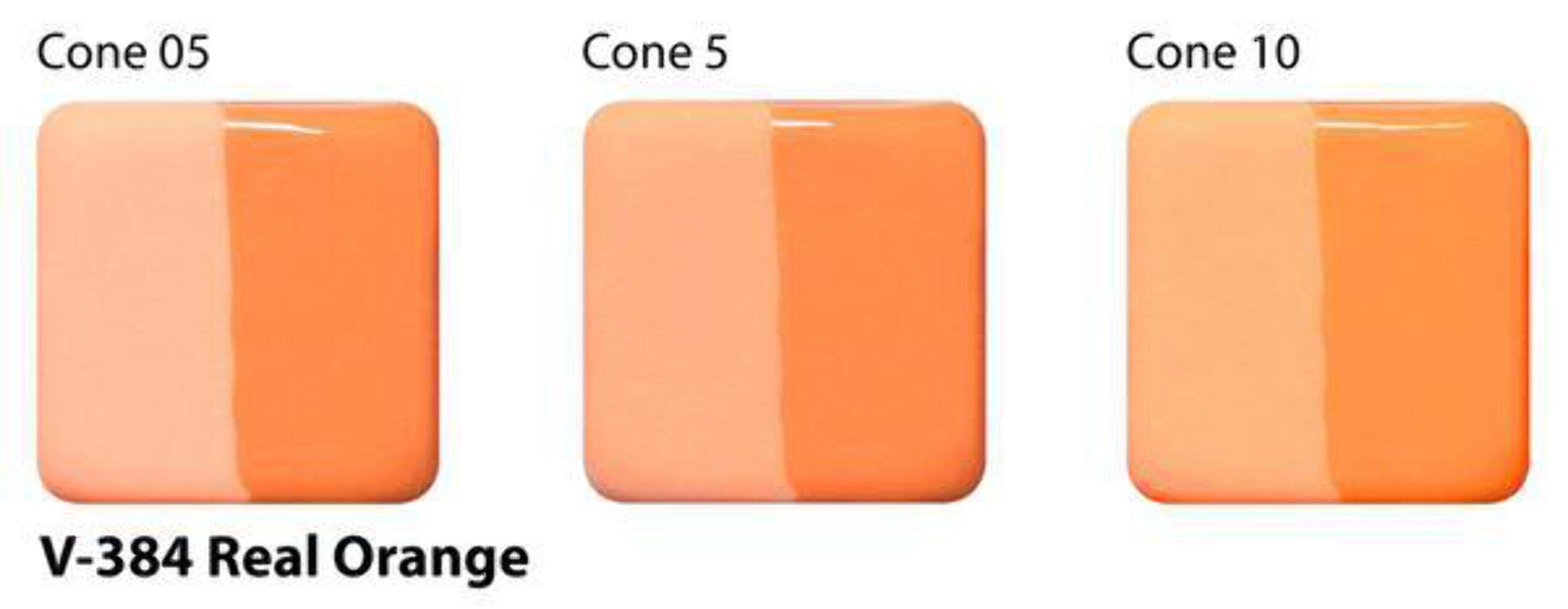 Amaco Velvet Underglaze - 2 oz - V-384 Real Orange