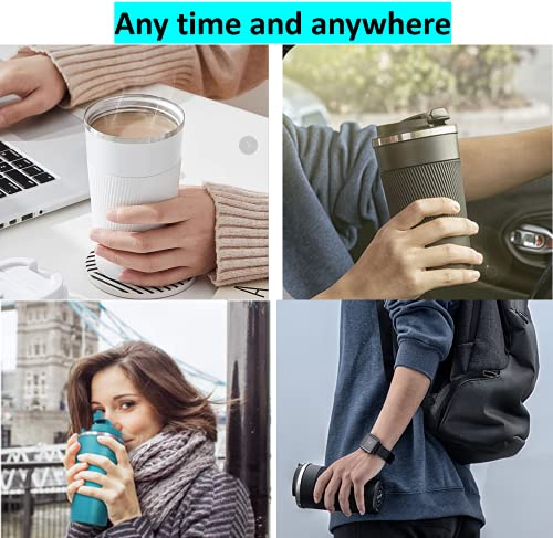 17oz. Coffee Travel thermos ,Stainless Steel Travel Mug&Tumbler Vacuum Insulated Cup(White)
