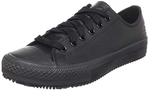Skechers womens Hardwood fashion sneakers, Black, 9.5 US