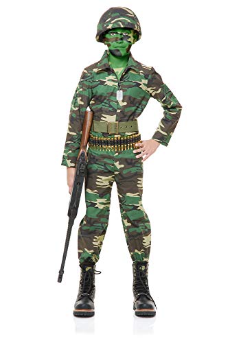 Charades Child's G I Jumpsuit Costume, Large