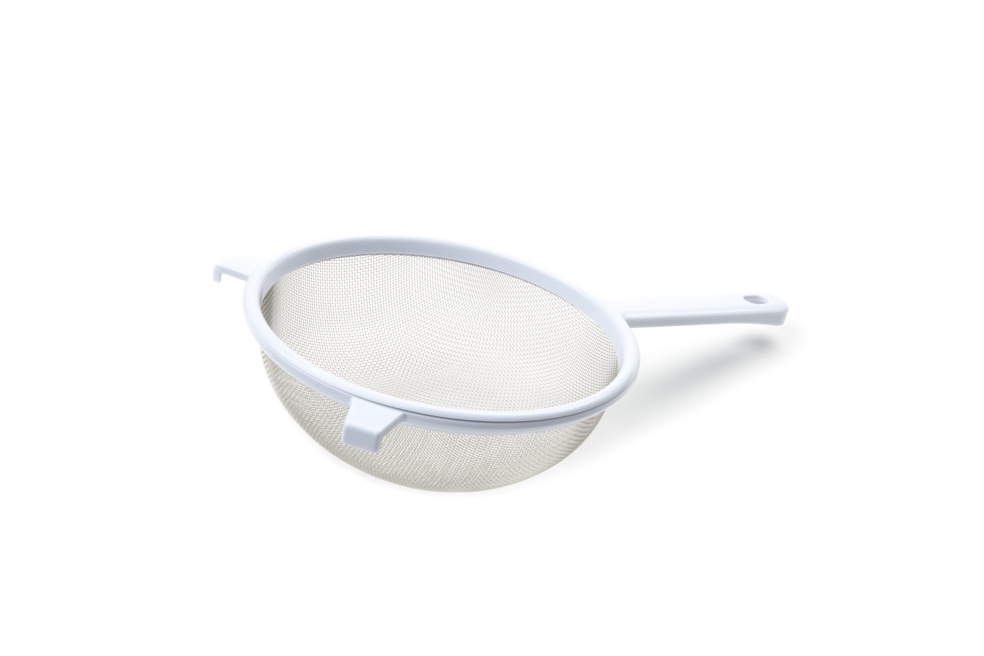 Fox Run Stainless, 8in Strainer, White