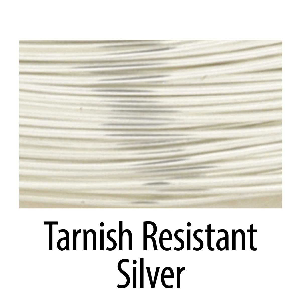 Artistic Wire, 18 Gauge Silver Plated Tarnish Resistant Colored Copper Craft Wire, Tarnish Resistant Silver, 49 ft