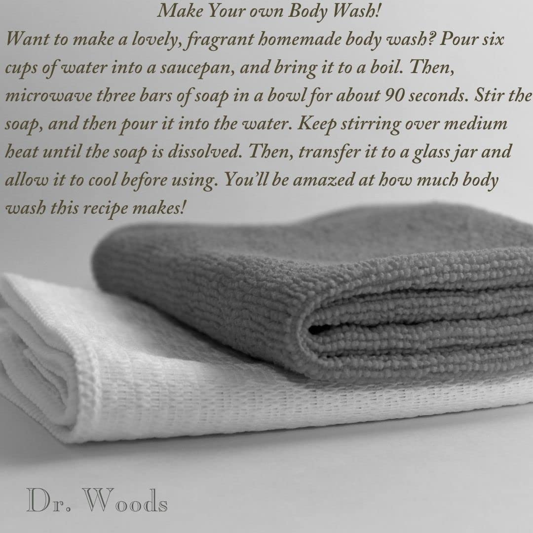 Dr. Woods Raw Black Rejuvenating Exfoliating Body Bar with Organic Shea Butter 5.25 Ounce