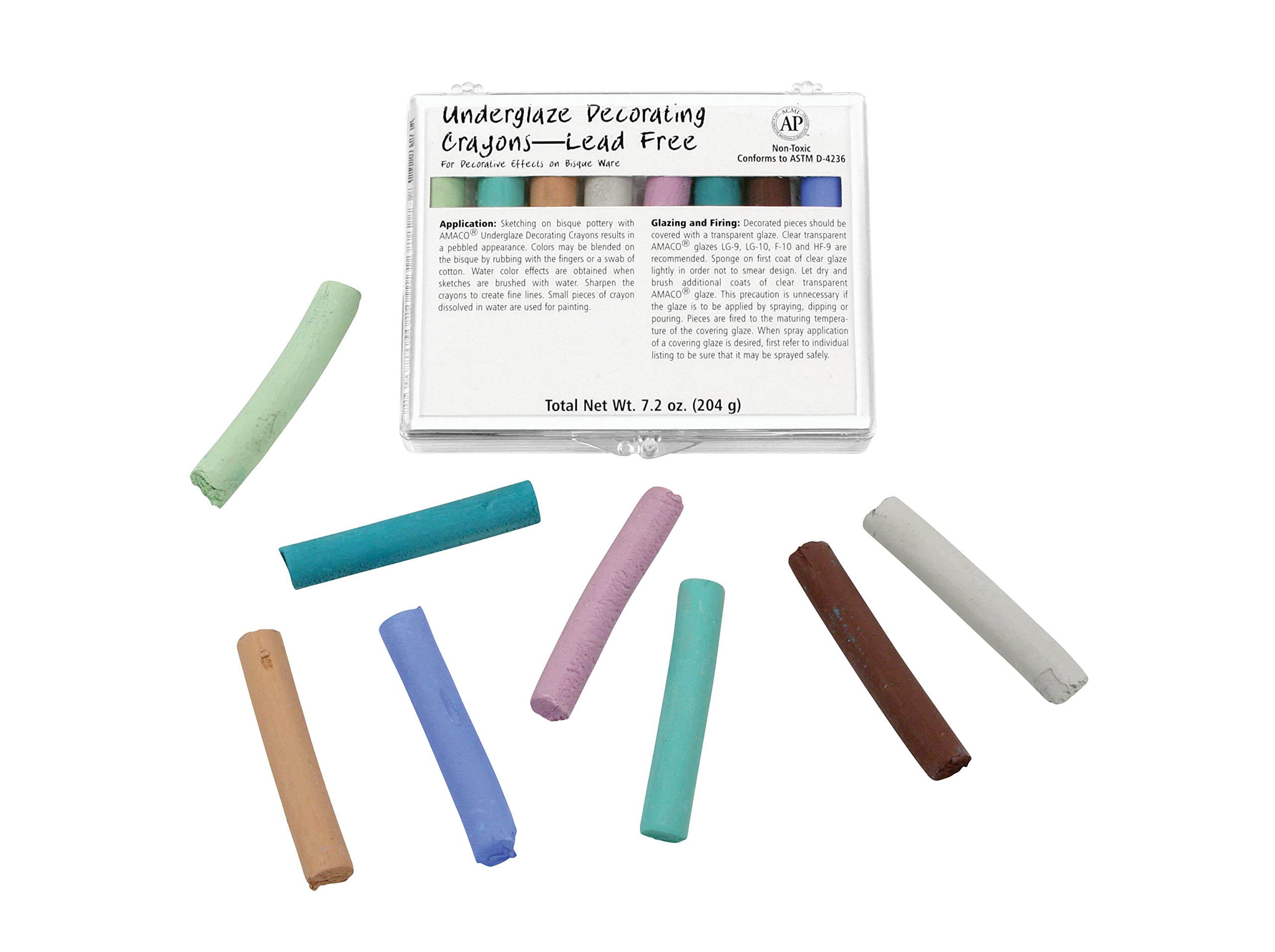 AMACO Underglaze Chalk Crayons Set 2