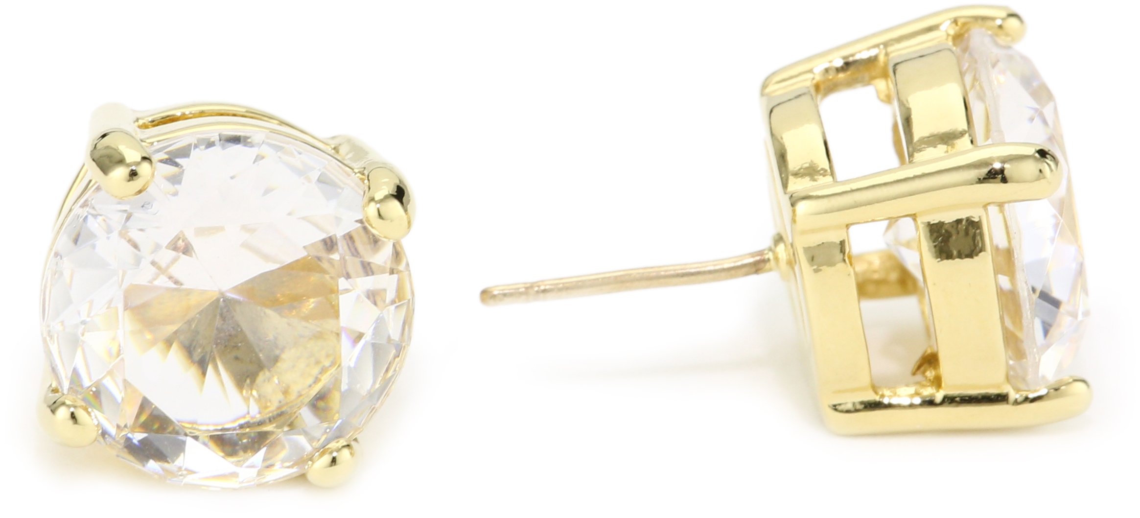 kate spade new york "Gumdrops" Clear Round Stud Earrings